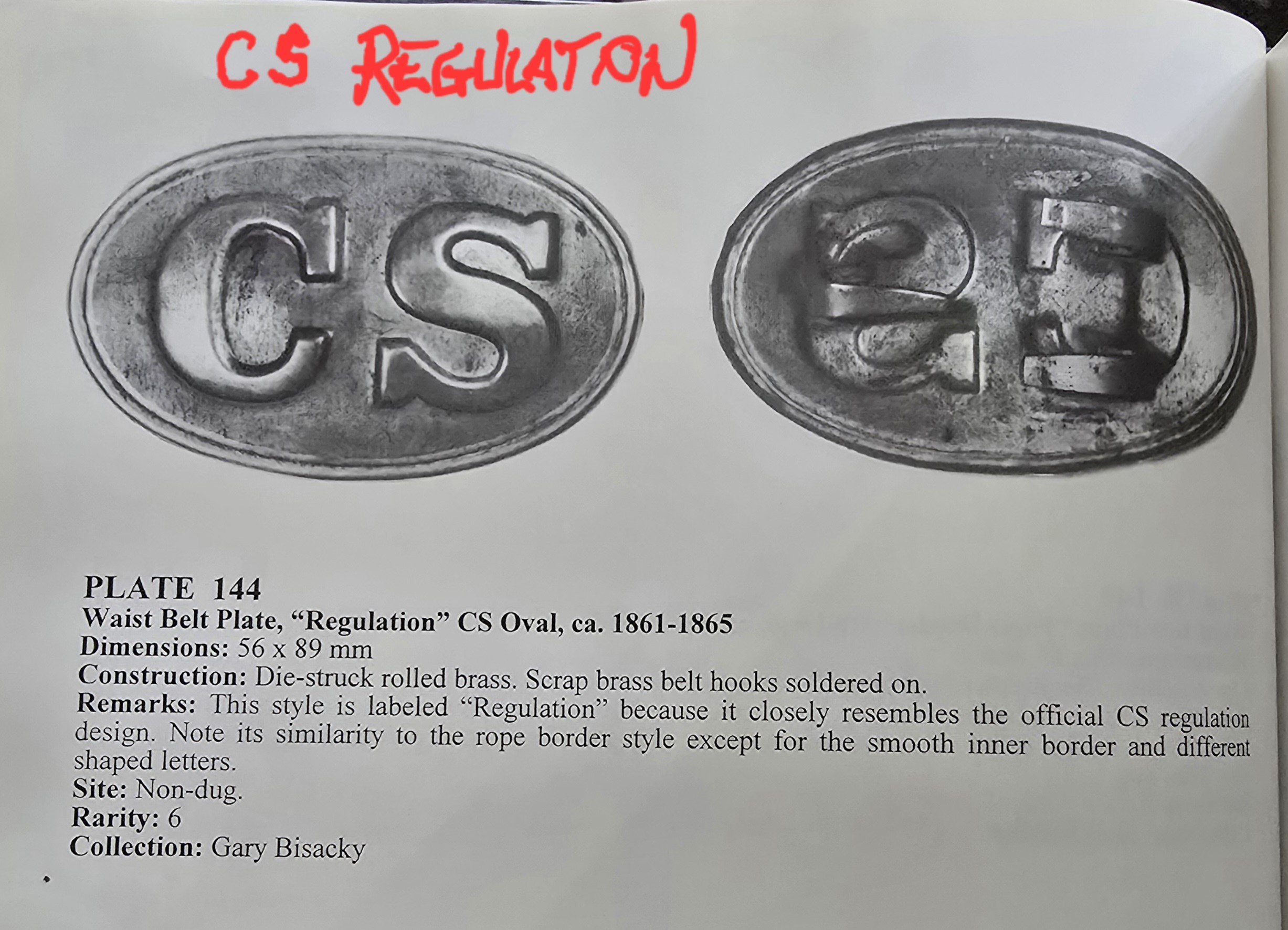 Bama Civil War Relics Catalog